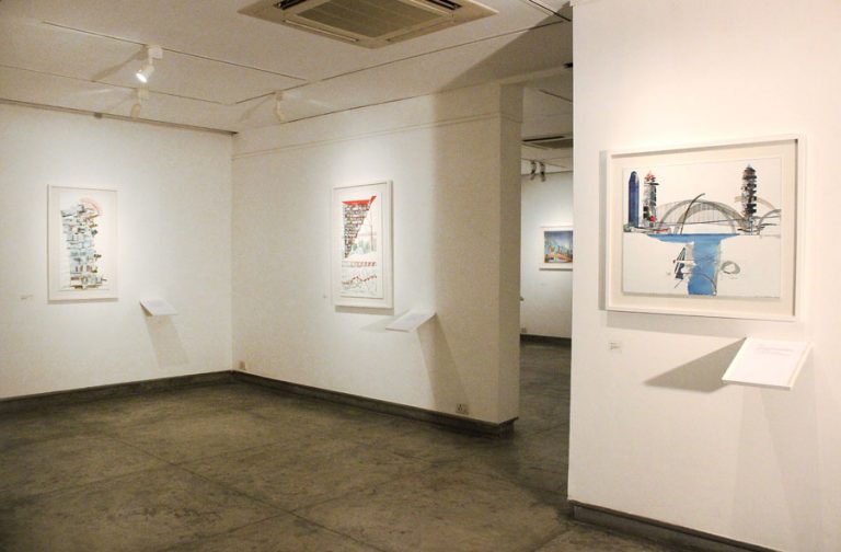 Gallery Espace — Sir Peter Cook-Drawings from 1960's-2000's